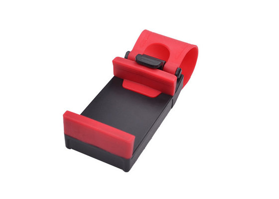 Car Steering Wheel Mobile Phone Stand , Telescoping Mobile Phone Navigation Stand