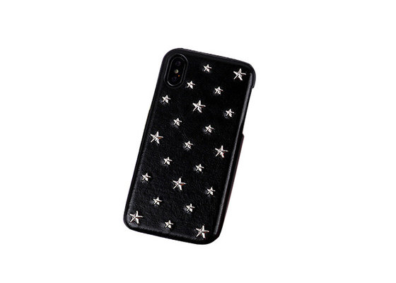 Stars Nails PU Leather iPhone X Phone Case Waterproof  Anti-dust Phone Case Shell
