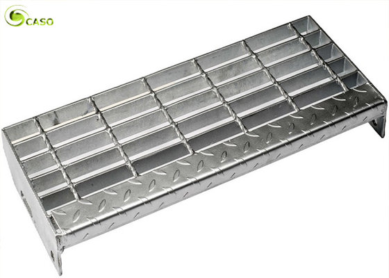 Carbon Steel Bearing Bar Grating Hot Dip Galvanized Ladder Stair Step Treads supplier