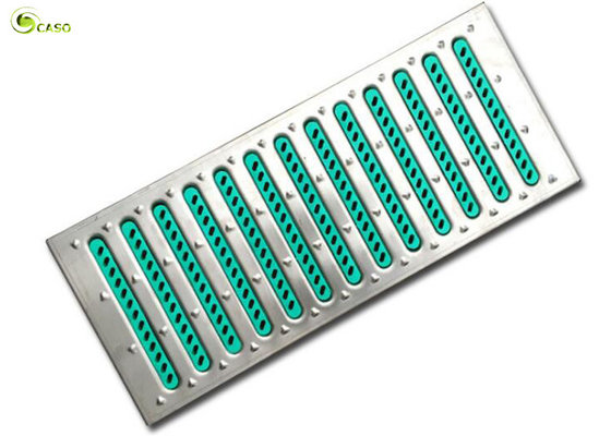 Galvanized Overflow Drainage Cover Traction Tread Steel Bar Grating Trench Plate supplier
