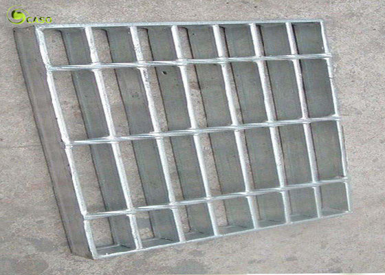 Serrated Bar Drain Trench Cover Twisted Galvanized Steel Grid Grating Stair supplier