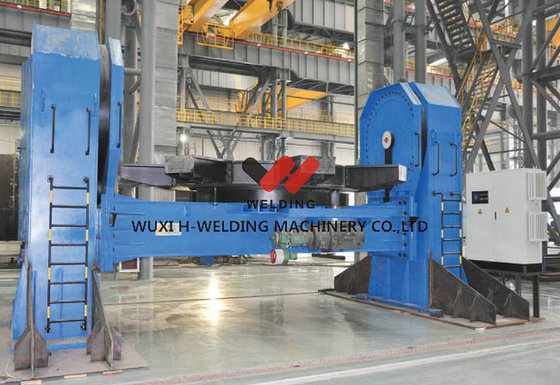 1.5 Rpm Head / Tail Pipe Welding Positioners 800mm Worktable For Marine Building