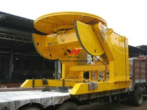 10000 Kg Standard pipe Welding Turntable Positioner For Petro - Chemical Industries