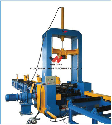 H Beam Welding Line 0.6M/Min - 6 M/Min in chemical industry / steel structure