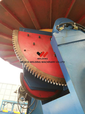 2000kg Height Adjustable Pipe Welding Positioners Manual With Fixed Tilting Speed