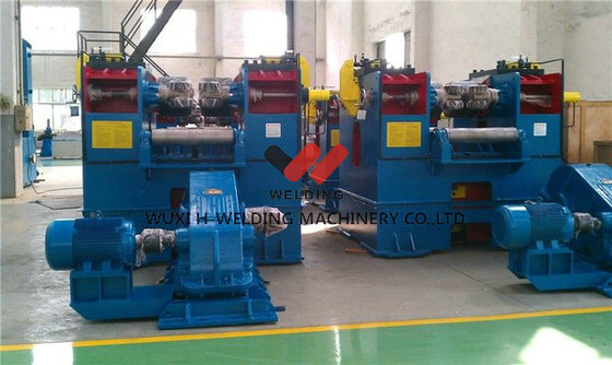 High power h beam flange Straightening machine , H Beam Production Line Hydraulic 6.37 M/Min