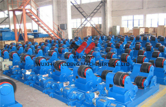 Automatic Tank Rotators / Tank Rool 80Ton Rotating Welding for Boiler , Welding Turning Roll