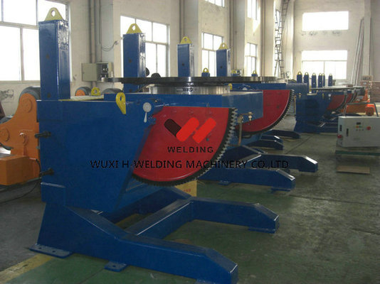 5000kg Height Adjustable Pipe Welding Positioners Manual With Fixed Tilting Speed