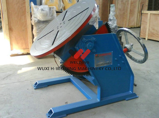 5000kg Height Adjustable Pipe Welding Positioners Manual With Fixed Tilting Speed