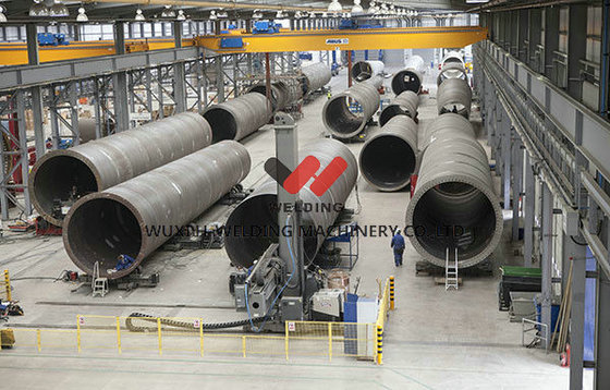 Automatic Wind Tower Production Line for Pipe / Vessel / Boiler Making