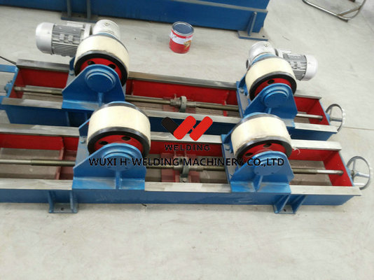 5000kg Rotary Circular Pipe Welding Rotator Lead Screw Adjustable  With High Speed VFD Control