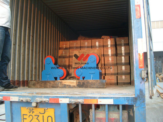 100T Rotary Self Aligning Automatic Welding Machines To Polish And Assemble , steel roller