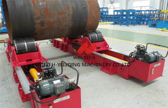 60000kg Steel / Rubber Welding Roll Rotator With Lubrication System