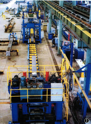 T , I , Column-Beam Tandem-Twin Machine , Box Beam Welding