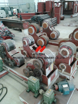 Self Adjustable Self Aligning Rotators 60Ton For Tank / Vessel longitudinal seam Welding