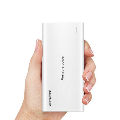 PISEN Best Selling CB CE FCC KC RoHS Mobile Universal Power Bank 10000mah Portable Charger