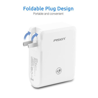 CCC Certification PISEN Mobile Phone Portable 5V 1A 2A 4 Port USB Wall Charger