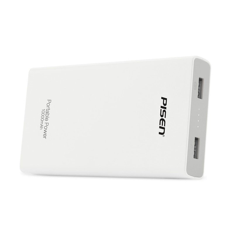 CB CE FCC Certificate Sales Promotion Fast Charging Dual USB PISEN Mobile Universal Power Bank 10000mAh Portable Charger