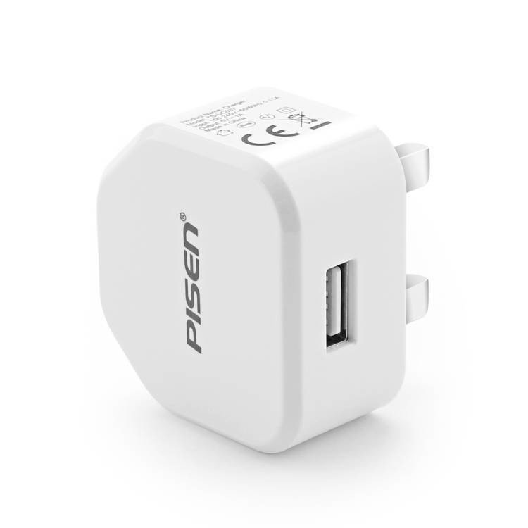 CCC CB CE FCC PSE RoHS UL Certification PISEN 5V 1A Mobile Phone Portable UK USB Wall Charger