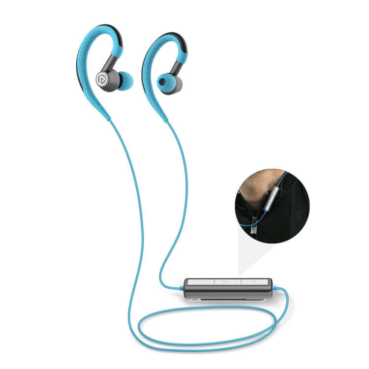 PISEN Shock Proof Anti Drop Sweat Resistant Noise Cancelling Wireless Sport Bluetooth Earphone With Mic