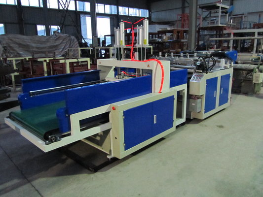 Biodegradable Plastic Bag Making Machine , Carry Bag Making Machine 160-320pcs / Min