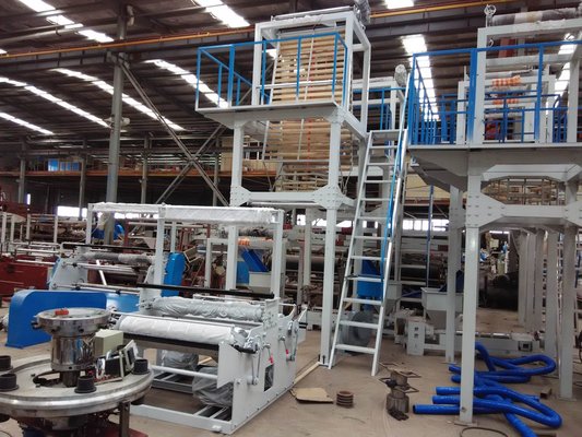 SJ-65 1200mm HDPE, LDPE plastic film blowing machine