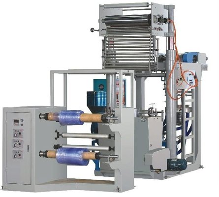 High Speed Plastic Film Blowing Machine Capacity 10-35kg/H Three Traction Systems