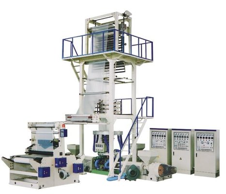 High Smooth HDPE Blown Film Machine , PP Film Extrusion Machine Fast Cooling