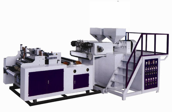 500mm Two Layers Stretch Film Making Machine , LLDPE Extruder Machine