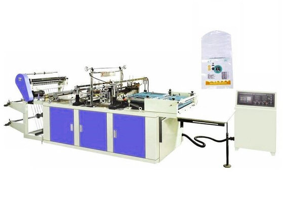HDF-400*2 two lines arc bottom, curve bag making machine