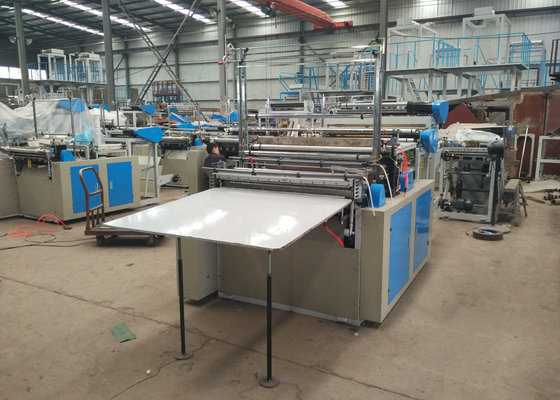 LQ-800*2 Two layers PE plastic bag sealing and cutting machine