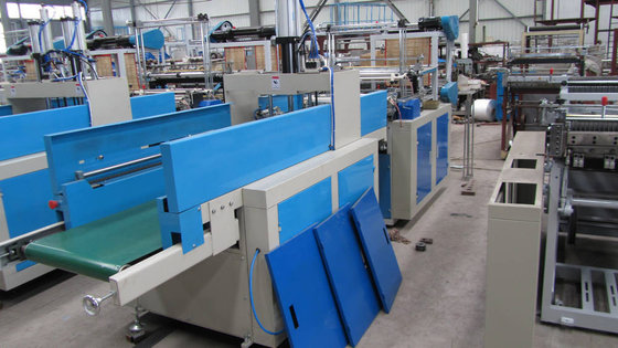 350mm four lines full automatic shopping bag making machine, nylon bag machine