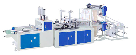 4 lines 450mm automatic plastic shopping bag making machine