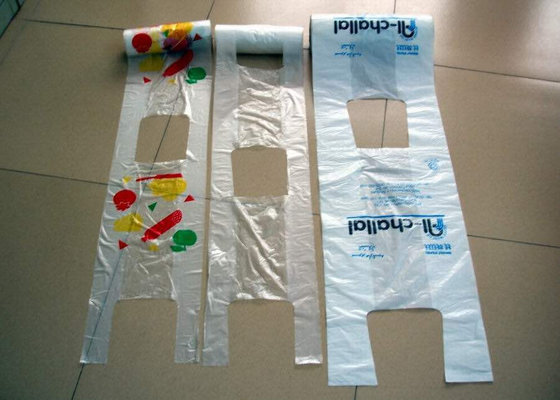 LBD-500 one line plastic t-shirt bag, flat bag roll type bag making machine