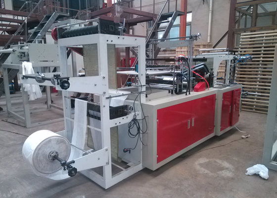LBD-600*2 Two layers plastic rolling t-shirt bag making machine