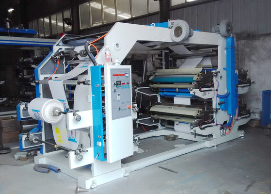 Accurate Flexographic Printing Machine  High Flow Hot Air Blowing PLC Control