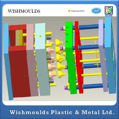 Small Injection Mould Tooling For Plastic Molded Parts with ABS UV Resistance Material