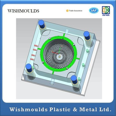 Rapid Injection Molding Black Household Products Electric Fan Cover Plastic Parts