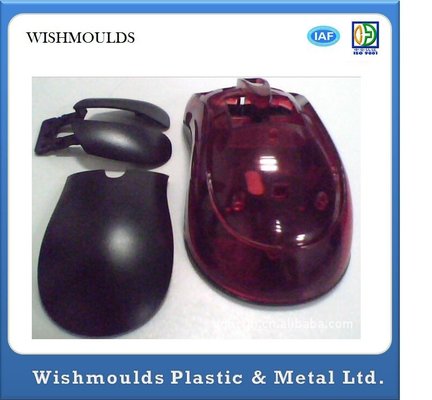 OEM Electronic Plastic Parts / Plastic Injection Molded Parts for Computer Mouse Case