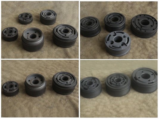 TPR Over Mold PP PA Piston 2 Shot Injection Molding Service Combining Multiple Materials