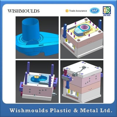 Plastic Injection Mould Design For Custom Parts Tooling With Threads In STP File