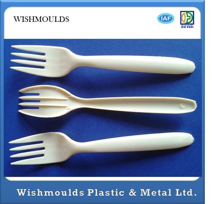 Eco Friendly Plastic Injection Mould Service Disposable Plastic Spoon / Forks