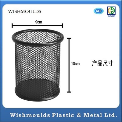 Industrial Injection Molded Plastic Pen Holder / Plastic Container ISO 9001