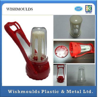 Custom Electronic Plastic Parts Flashlight / LED Torch Light Plastic Injection Mold