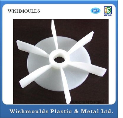 Customized Electronic Plastic Parts Fan Blade For Electric / Plastic Fan Blade Mould