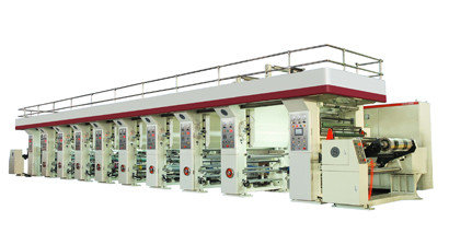 Full Computerized Eight Colour Rotogravure Printing Machine 150m/Min