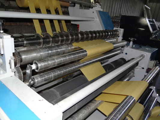 PLC Control Slitting Rewinding Machine For Plastic / Paper Rolls 380V / 415V