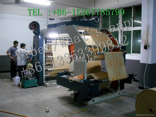Non Woven Bag 6 Colors Flexo Printing Machine for Hotel napkin paper