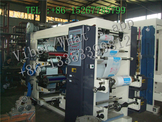 6 Colors  Flexo Printing Machine for high speed shopping bag flexo printing