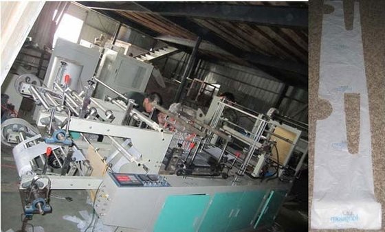 Disposable Apron Bag automatic bag making machine with CE / GOST-R Certificate